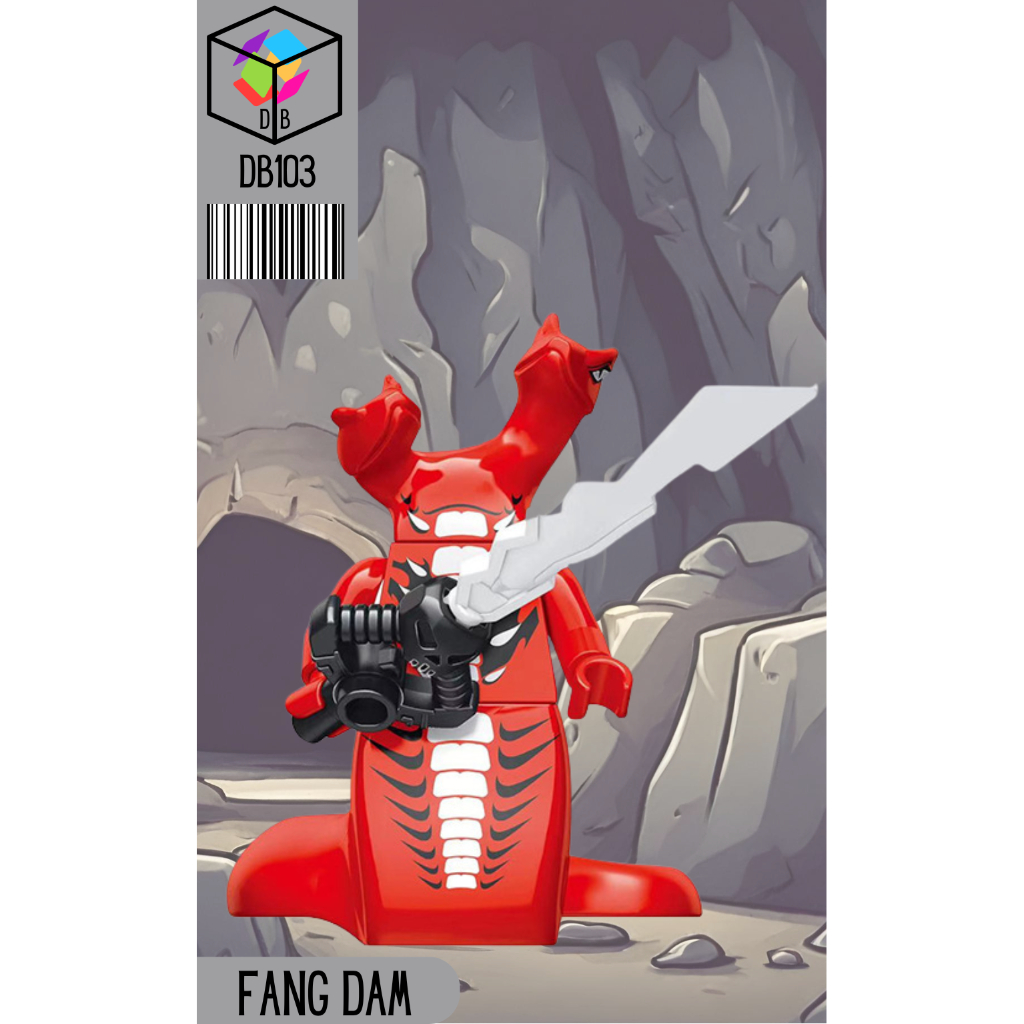 Jual Mainan Anak Edukasi Koleksi Figure Ninja Go Fangdam Snake Ninjago ...