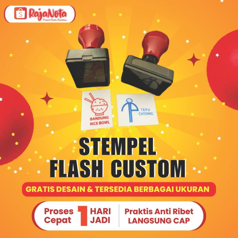 Jual STEMPEL OTOMATIS / CAP OTOMATIS GRATIS DESIGN / STAMPEL | Shopee ...