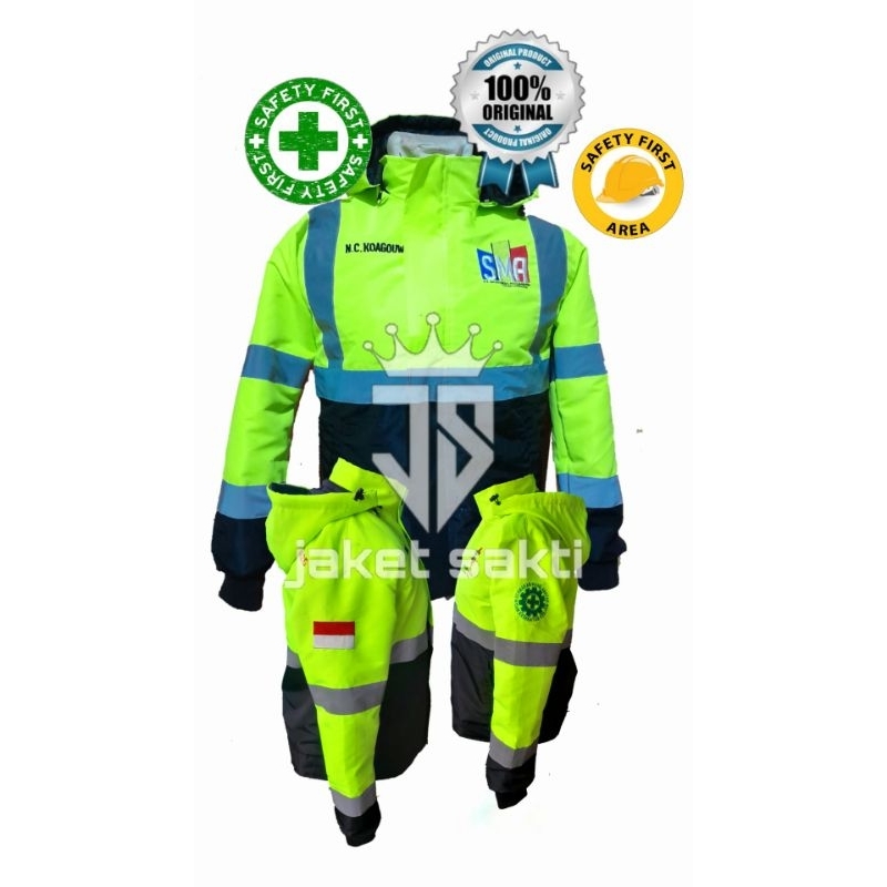 Jual jaket amman terbar jaket sma jaket tambang jaket kerja jaket ...