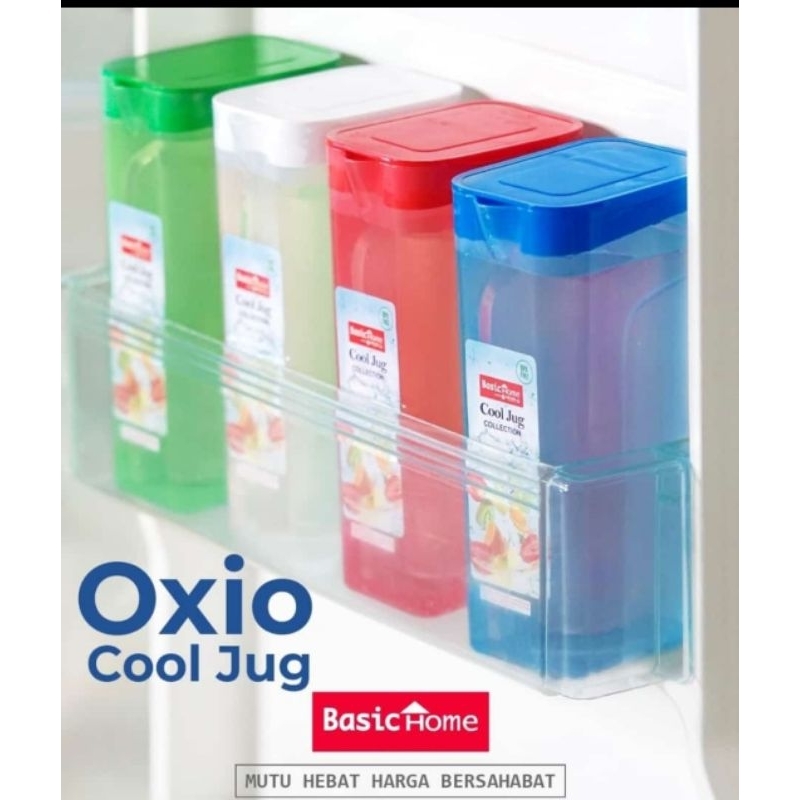 Jual OXIO COOL JUG 1,5 L] Botol air minum jumbo kulkas basic home member lion star | cool bottle ...