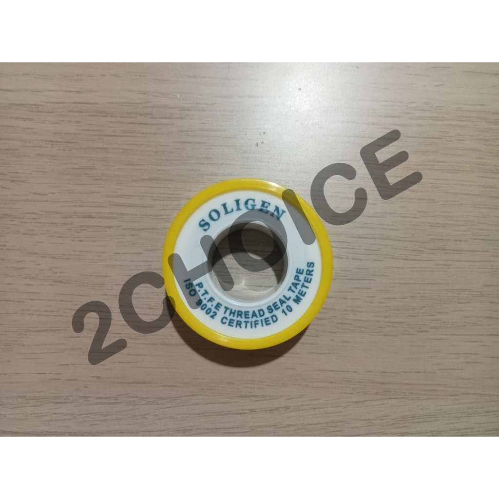 Jual seal tape soligen tebal full 10 meter/isolasi kran/lakban keran ...