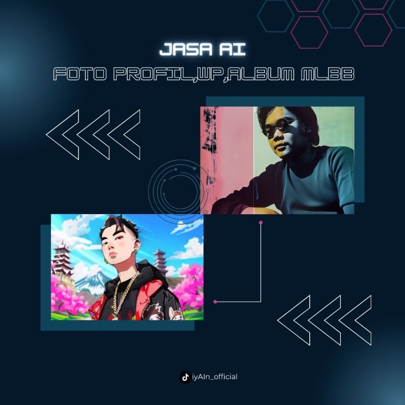 Jual Foto AI untuk Foto Profil(MLBB,WhatsApp,Instagram,Tiktok,Facebook ...