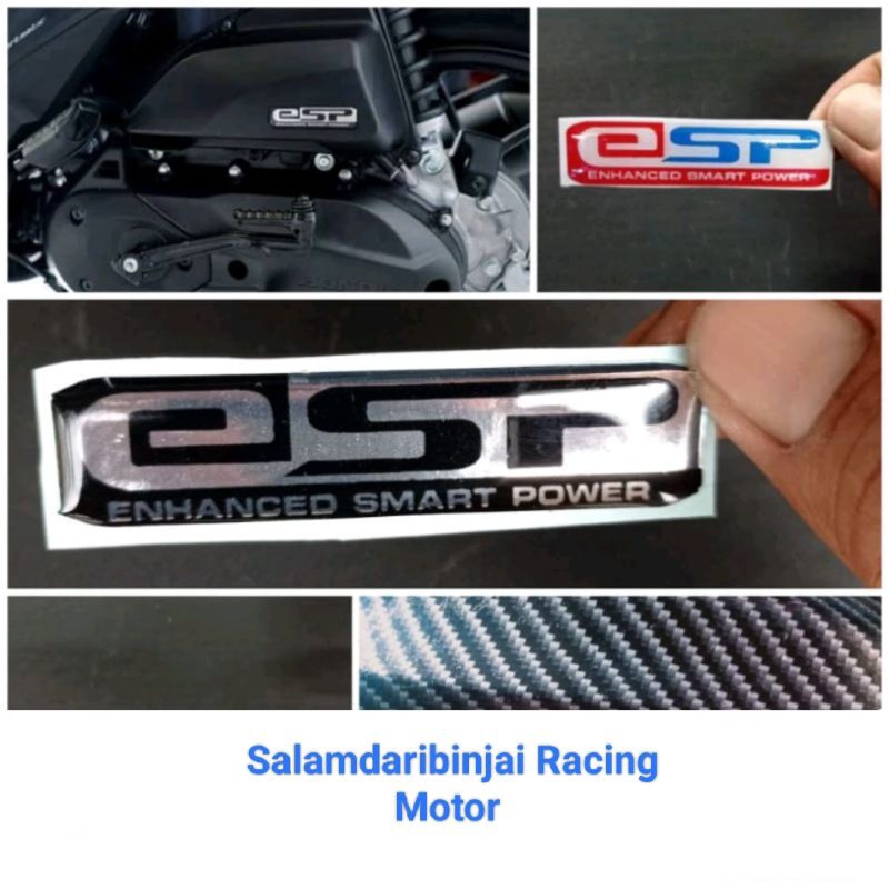 Jual Sticker Esp (Enhanced Smart Power) / Stiker Emblem 3D Timbul ...