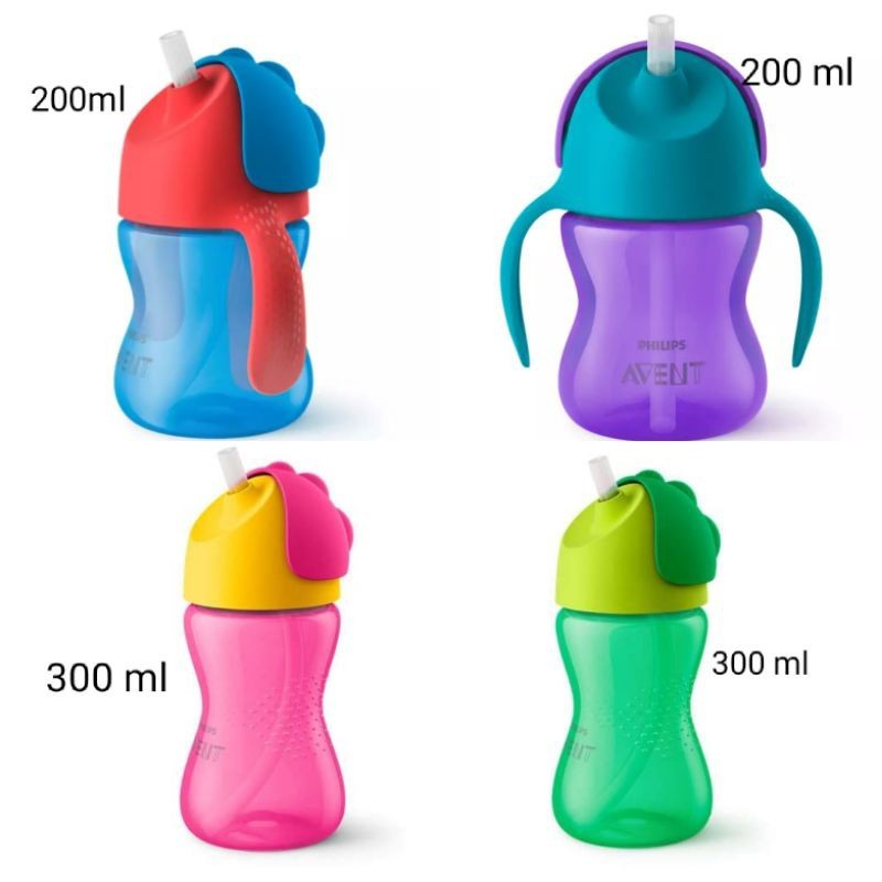 Jual Philips AVENT Bendy Straw Cup 200ml | 300ml Training Cup | Gelas ...