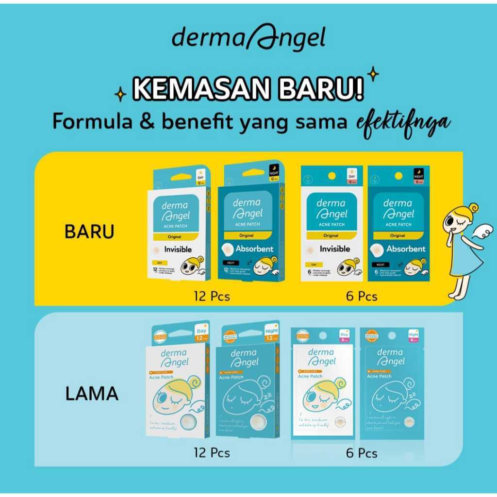 Jual Derma Angel Acne Patch Day | Night | Salicylic Acid - Plester ...