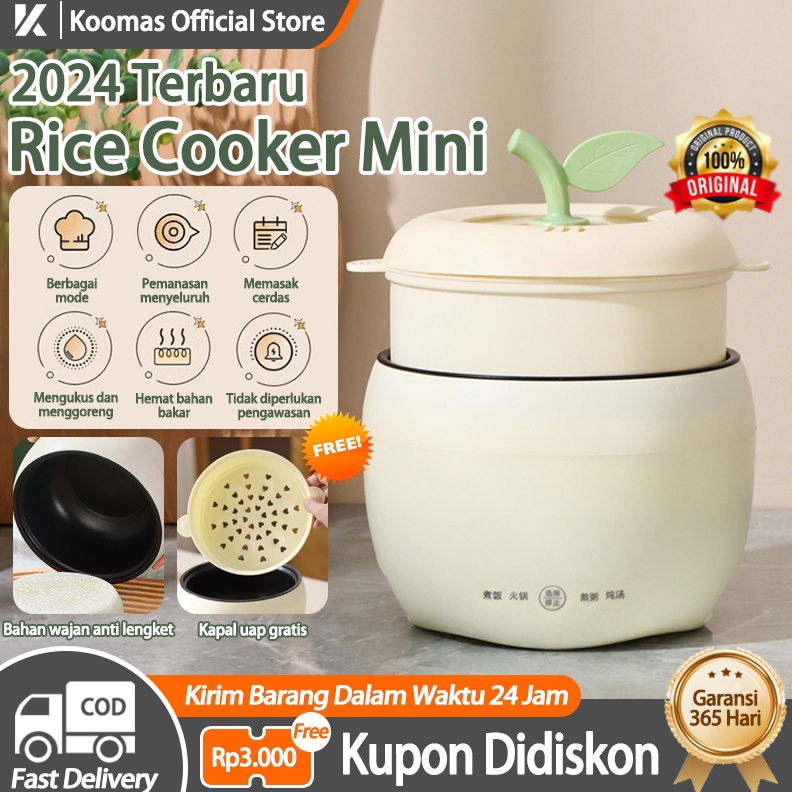 Jual KODE X85V Koomas Rice Cooker Mini 18L Mejikom Kecil Mengukus Dan ...