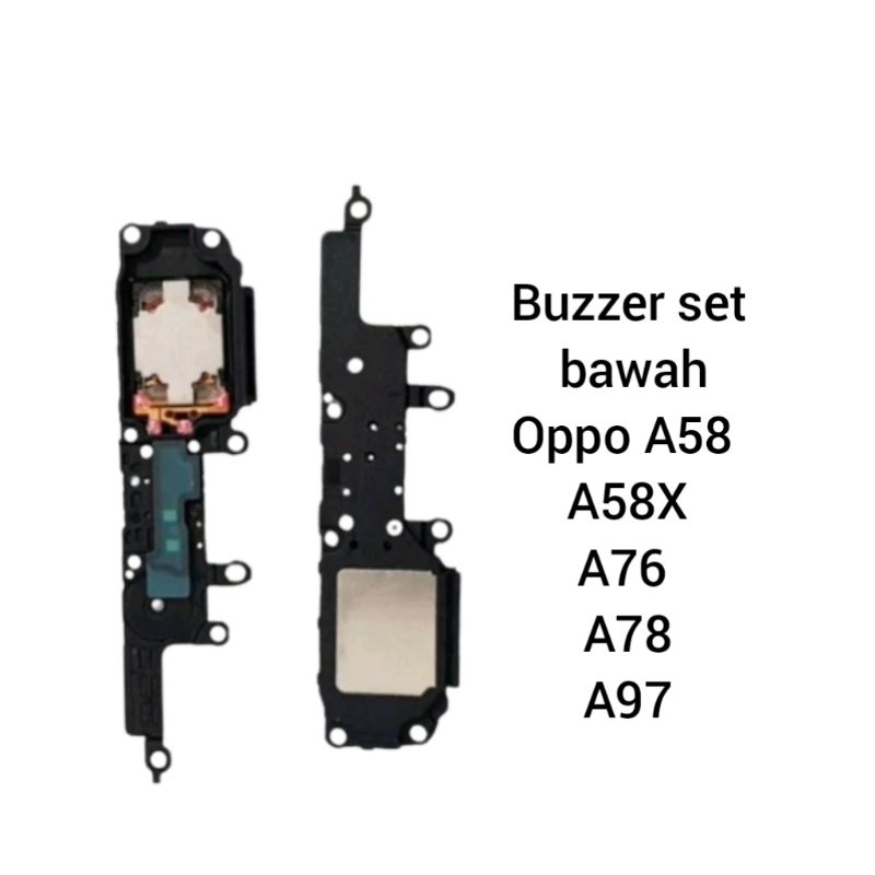 Jual buzer set oppo a58 a58x a76 a78 a97 buzer speker bawah fs fullset buzzer set oppo | Shopee ...