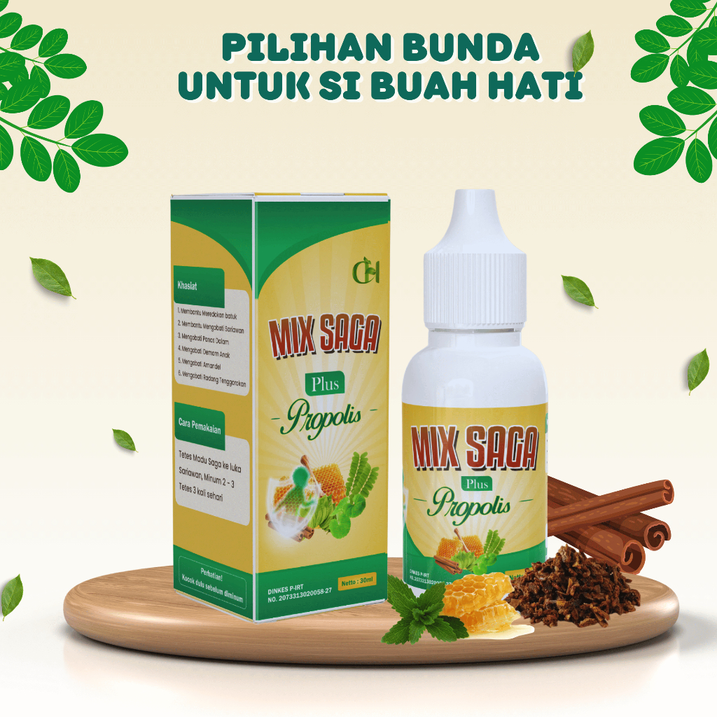 Jual Saga Cair Plus | Madu Saga ( Obat Batuk Dan Sariawan Anak dan ...