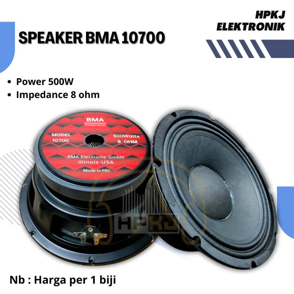Jual Speaker Komponen BMA 10700 Original 10in 10 inchi Speaker BMA ...