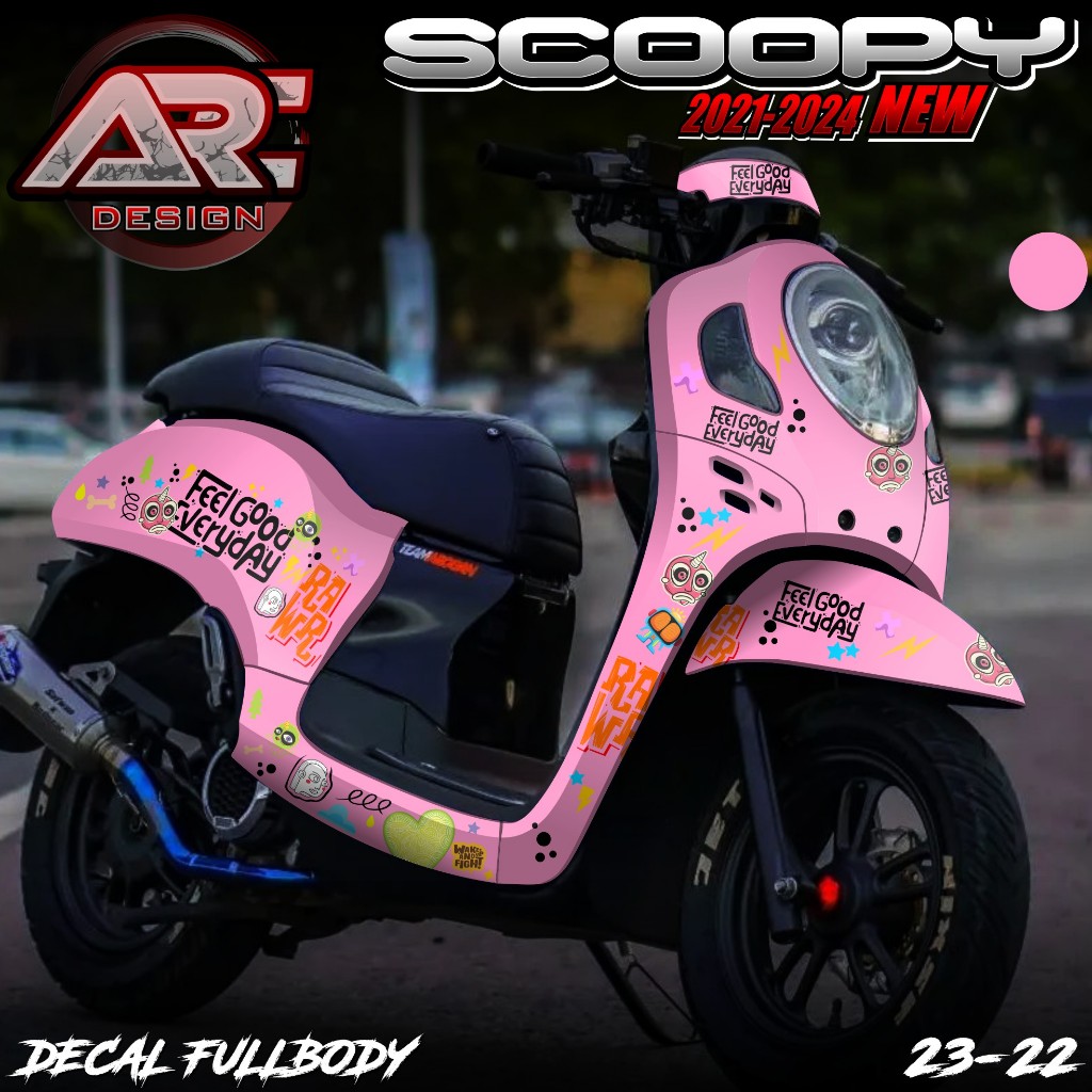 Jual (COD PROMO) TERBARU Decal Sticker Honda All New Scoopy 2021 2022 ...