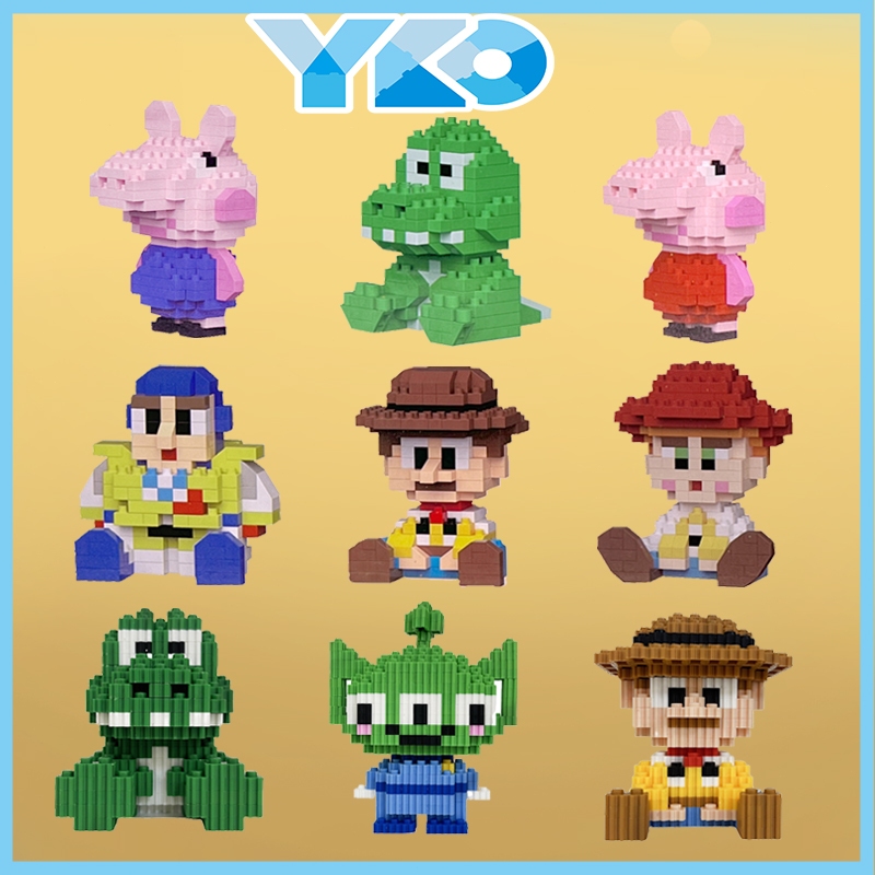 Jual YKO Toy Story Building Blok Buzz Lightyear Nano Mini Blocks DIY ...