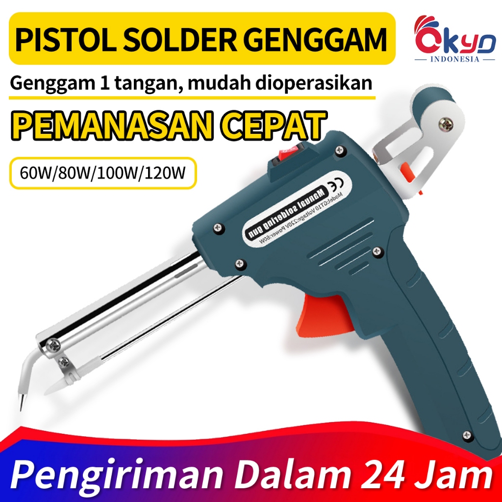 Jual Solder Tembak Listrik Timah Otomatis Iron Automatic 60W Solder ...