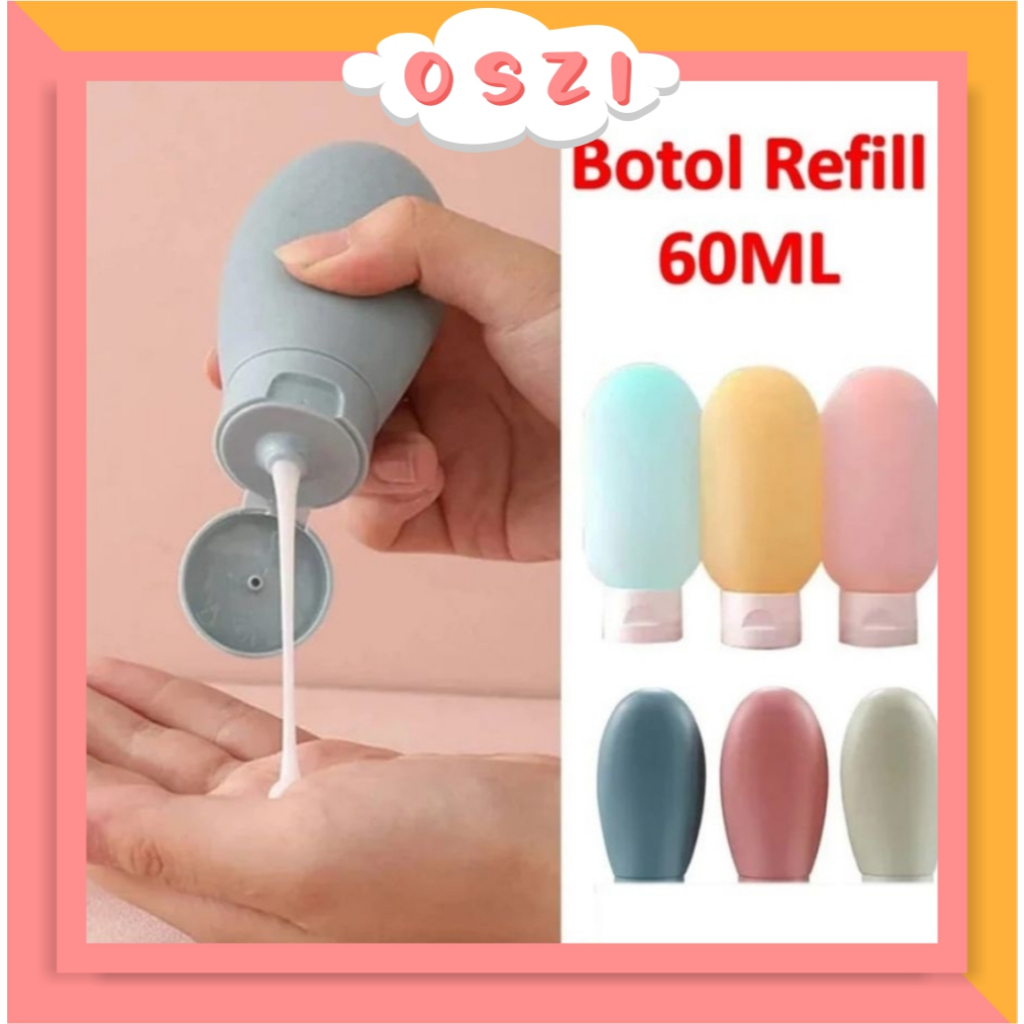 Jual OSZI Botol Sabun Lotion Macaron MIni Travelling Botol Sabun ...