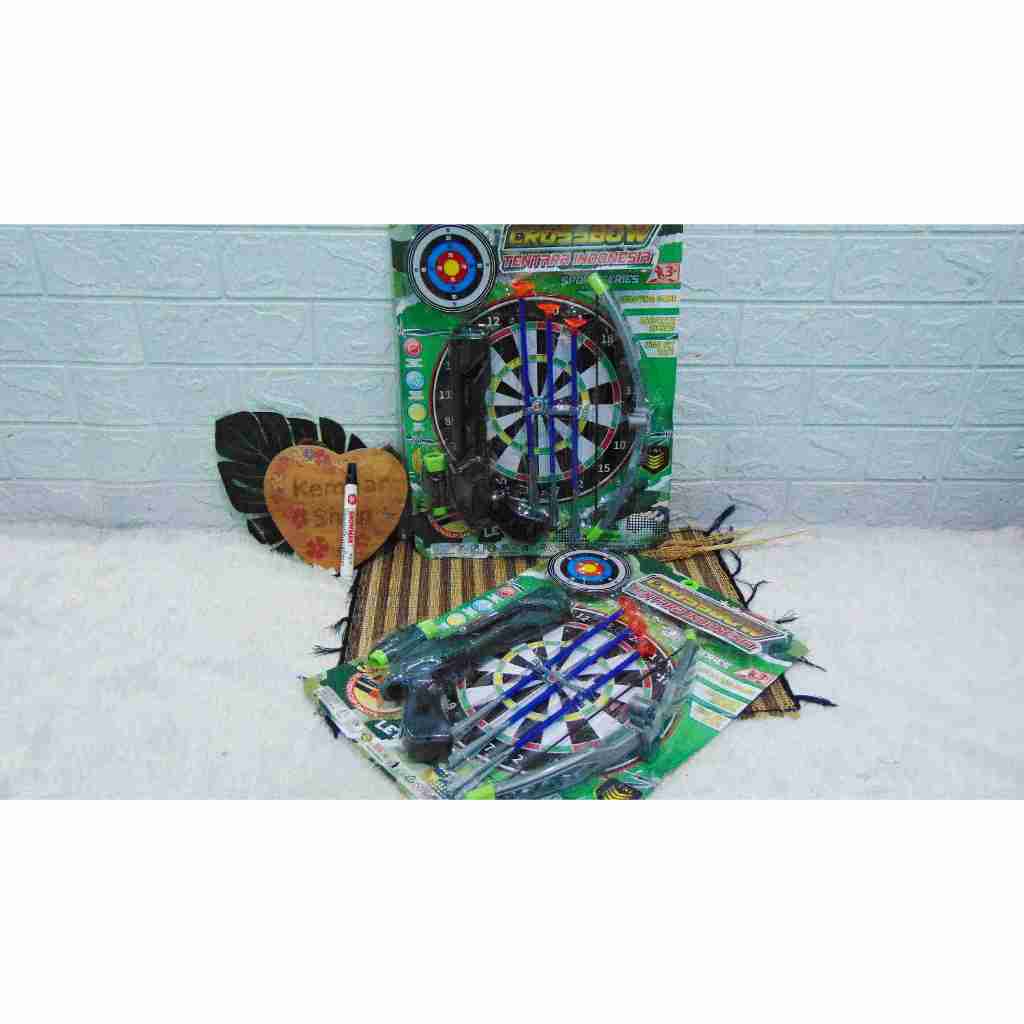 Jual YG20 MAINAN ANAK MEMANAH PAPAN DART GAME BESAR Cross Bow Tentara ...