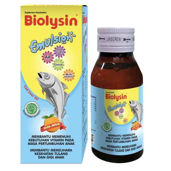 Jual Biolysin Emulsion Sirup 60 ml Berno / Multivitamin Dan Mineral ...
