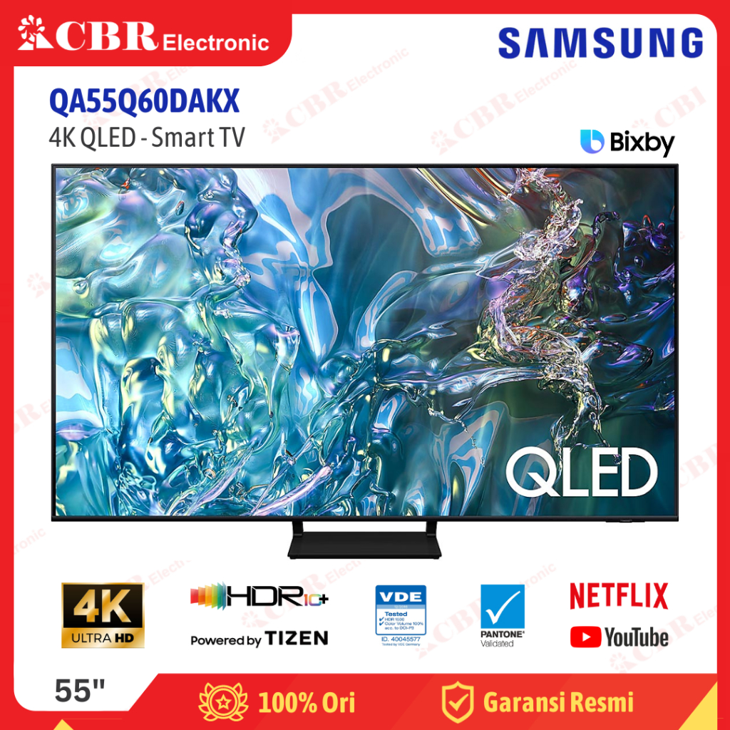 Jual TV SAMSUNG 55 Inch LED QA55Q60DAKX (4K QLED-Smart TV) | Shopee ...