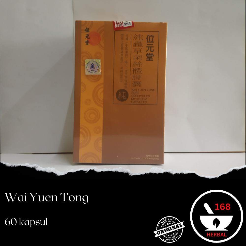 Jual Obat Herbal Wai Yuen Tong Pure Cordyceps Mycelium Capsules ...