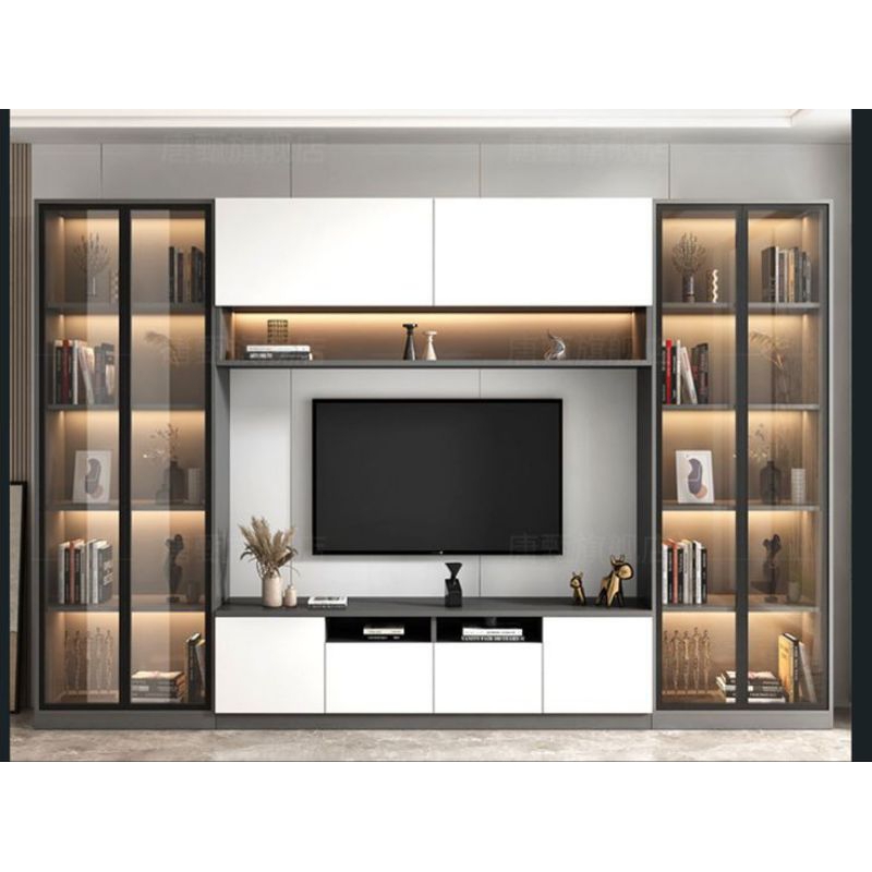 Jual backdrop tv rak kaca | Shopee Indonesia