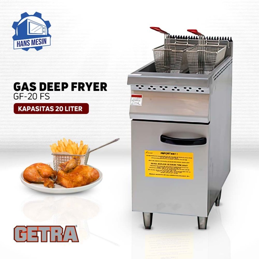 Jual GETRA Deep fryer GF-20FS / GF 20 FS / GF20FS / 20 LITER | Shopee ...