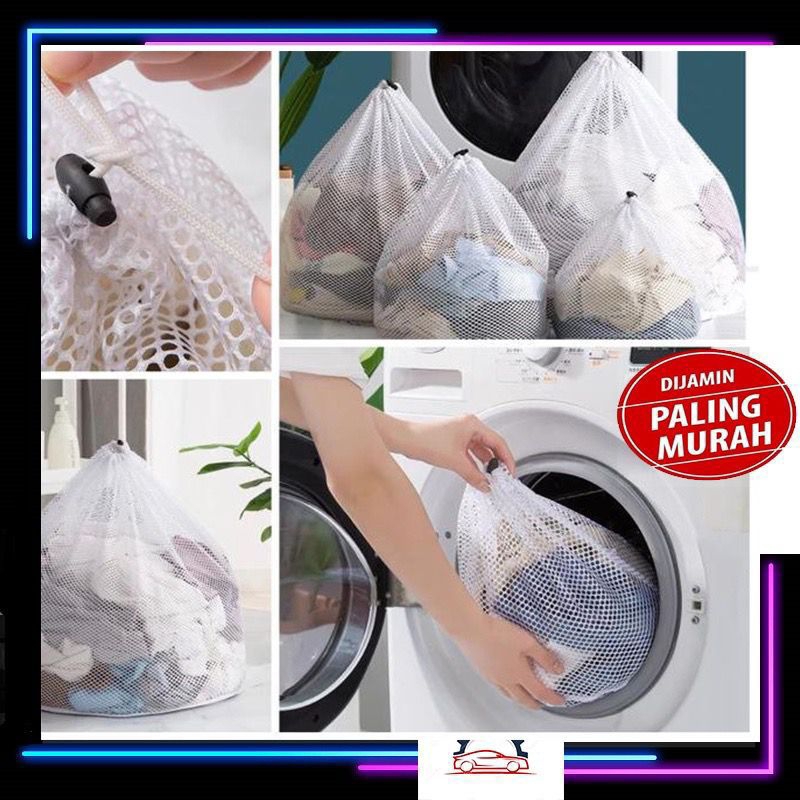 Jual Laundry Bag Serut Laundry Net Serut Kantong Jaring Bra Jaring ...