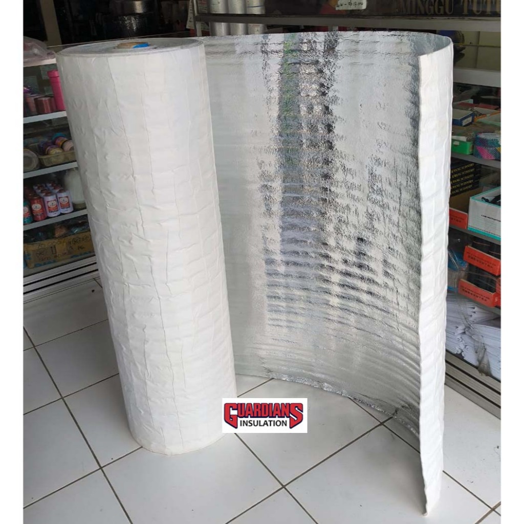 Jual 1ROLL Sticker Perekat Thermal PE Foam Busa Aluminium Foil Single ...