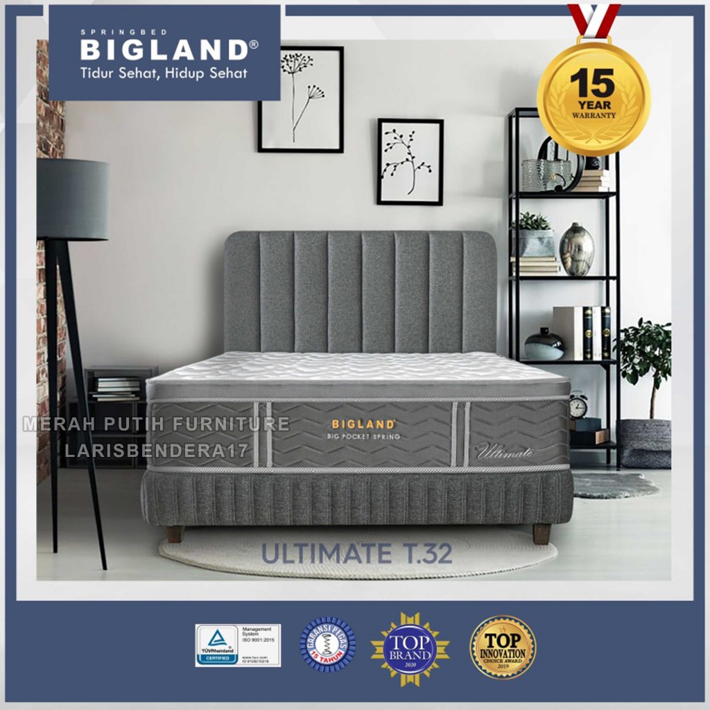 Jual Paket dipan + Kasur Bigland Springbed ULTIMATE Plustop (FOAM ...