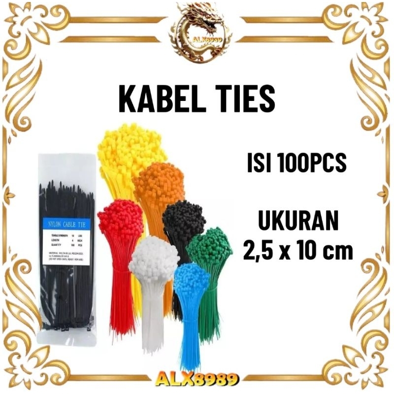 Jual Kabel Ties / Kabel Tie / Cable Tis / Kabel Tis / Nylon Cable Tie 2 ...