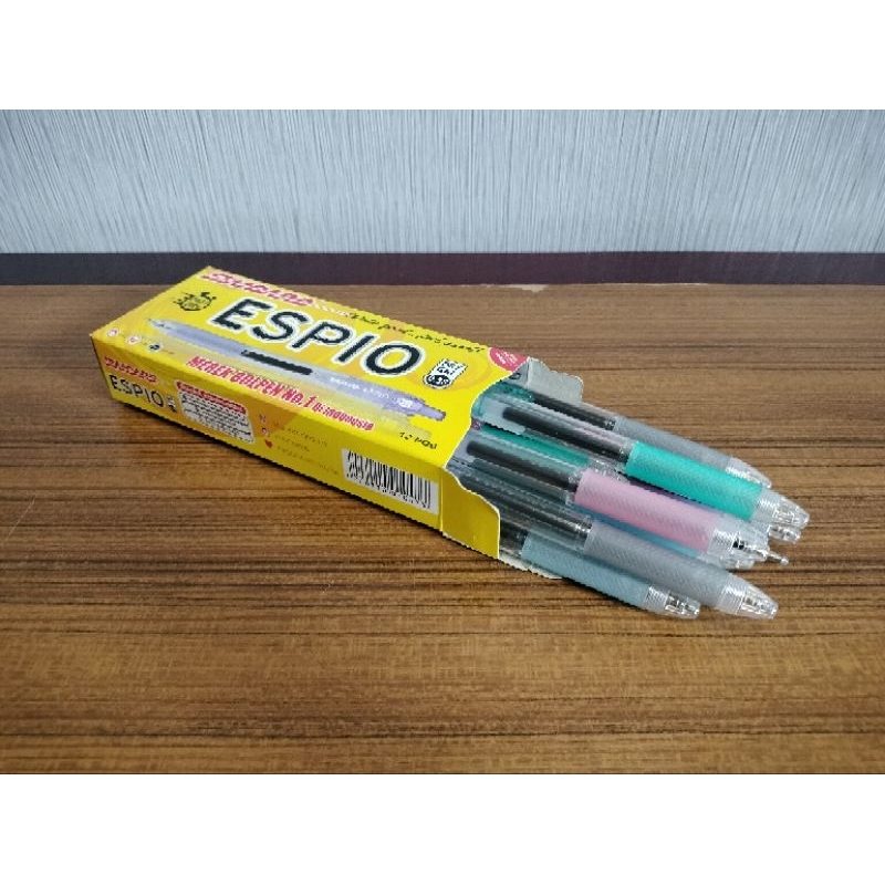 Jual Pulpen Standard Espio 0,38mm Tinta Hitam/ Pulpen Pencet (per 1 ...