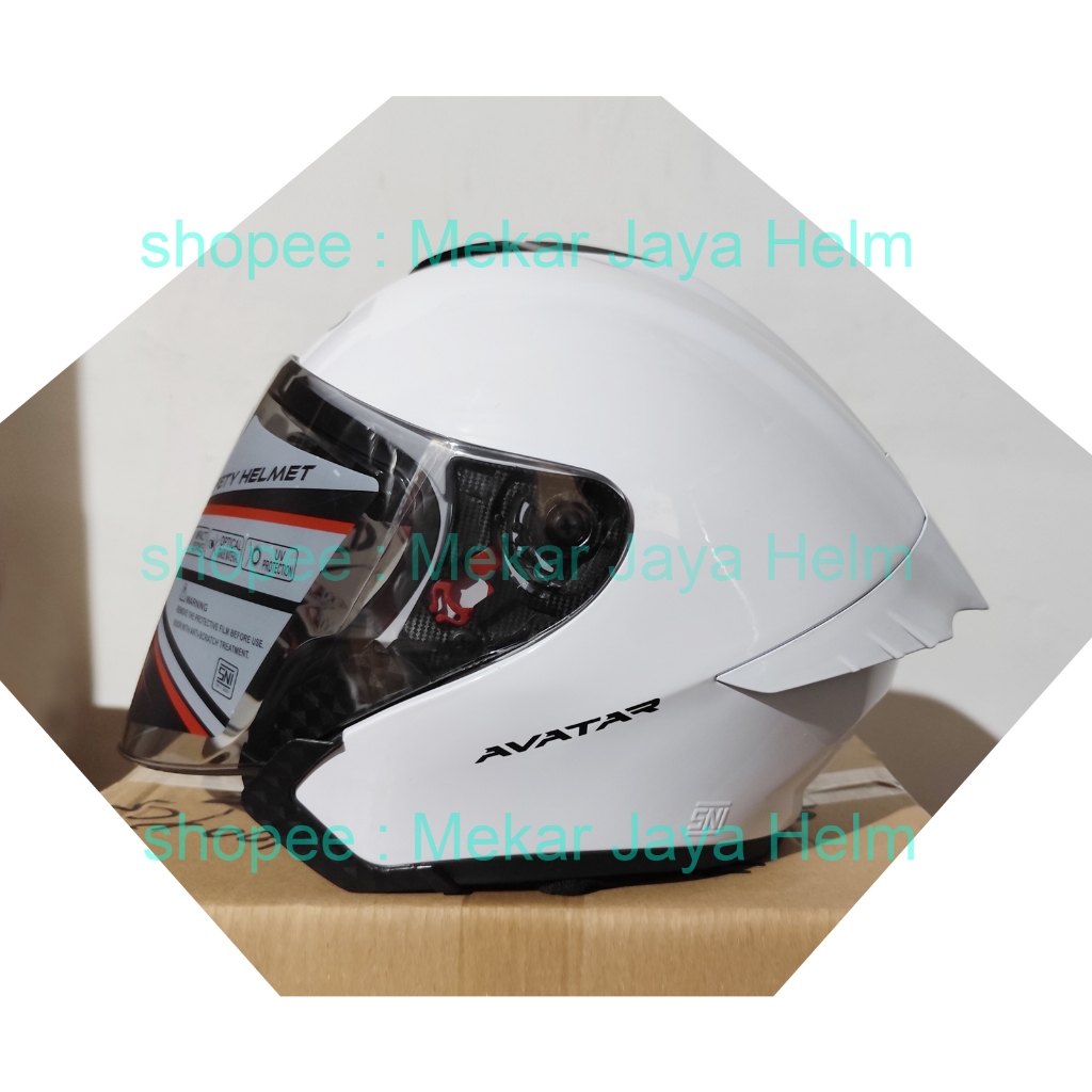 Jual HELM NSX AVATAR - HALF FACE - SNI | Shopee Indonesia