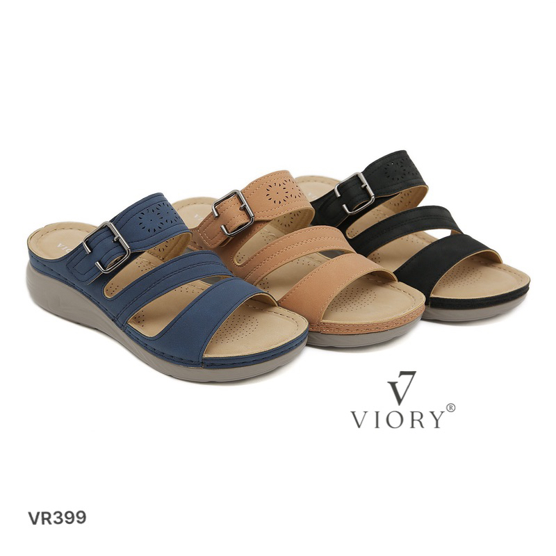 Jual VIORY Sandal Wedges Shoes #VR399 | Shopee Indonesia