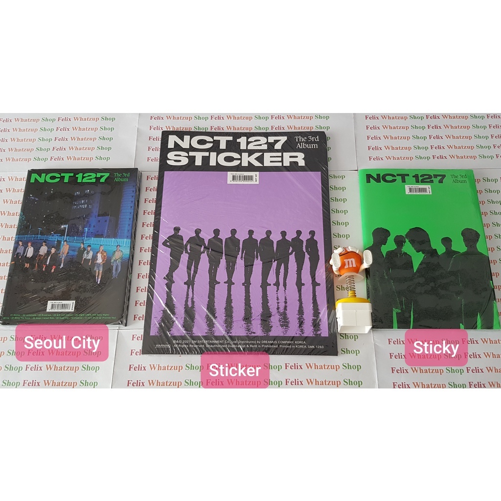 Jual NCT 127 Sticker [3rd Album] Official Album Ver. Sticker UNSEALED ...