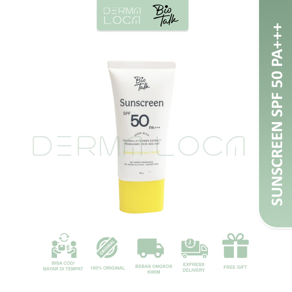 Jual Biotalk Sunscreen SPF 50 PA+++ | Sunscreen Tanpa Bikin kusam ...