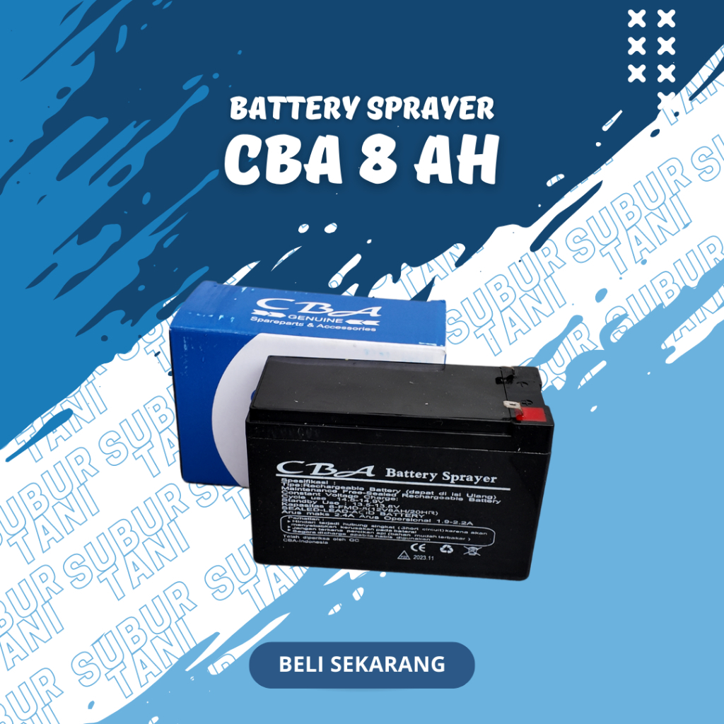 Jual aki sprayer elektrik original 12v 8ah,12v 9ah,12v 12ah | Shopee Indonesia