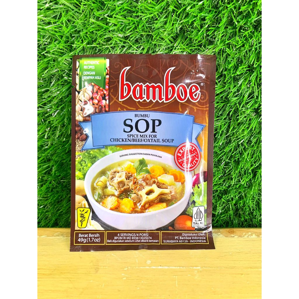 Jual Bamboe Bumbu Sop 49gr/Chicken/Beef/Oxtail Soup | Shopee Indonesia