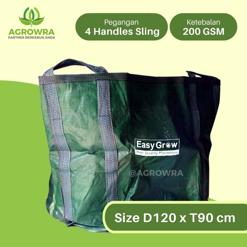 Jual Planter Bag 1000 Liter Size 120 x 90 cm Easy Grow Original Warna ...