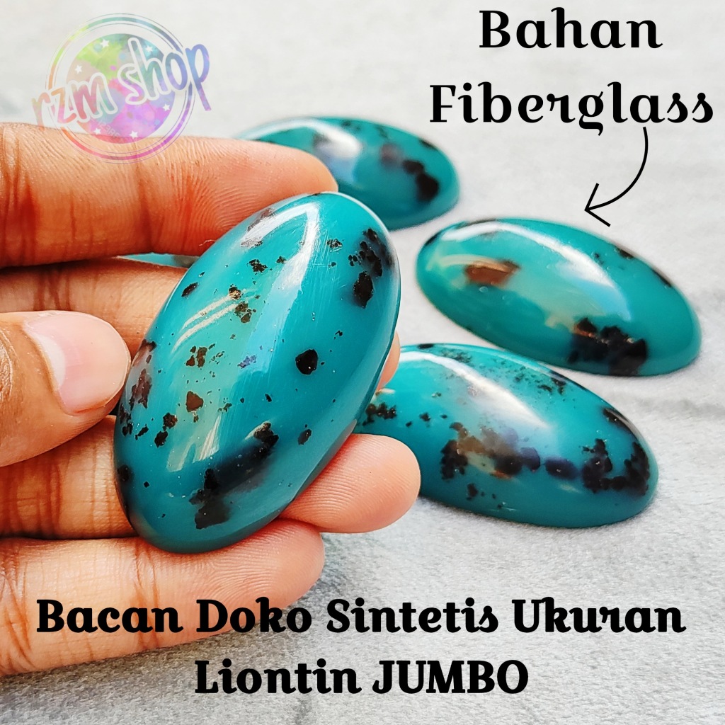 Jual batu lostune bacan doko sintetis KW Super jumbo model liontin ...