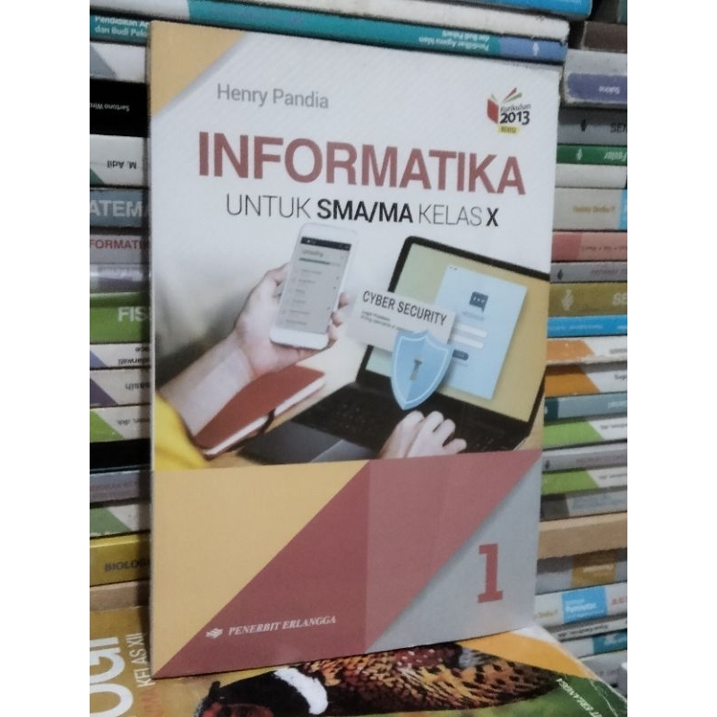 Jual buku informatika kelas 10 X 1 sma ma erlangga revisi | Shopee Indonesia