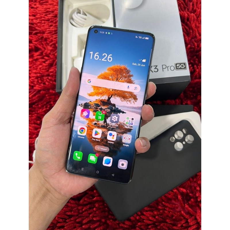 Jual Oppo Reno Find X3 Pro 5G 12/256GB Fullset Mulus Bekas Resmi ...