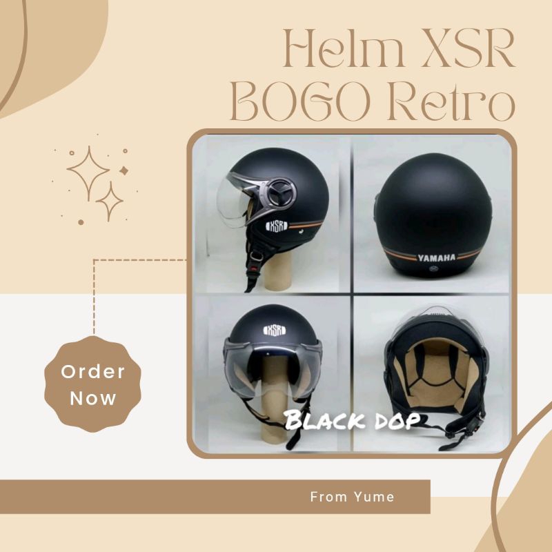 Jual From Yume || Helm BOGO Retro XSR 155 Original | Shopee Indonesia