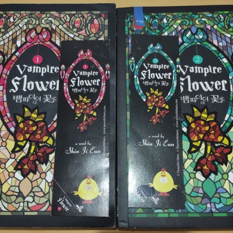 Jual Novel terjemahan Penerbit Haru Vampire Flower 1 2 Shin Ji Eun TTD ...