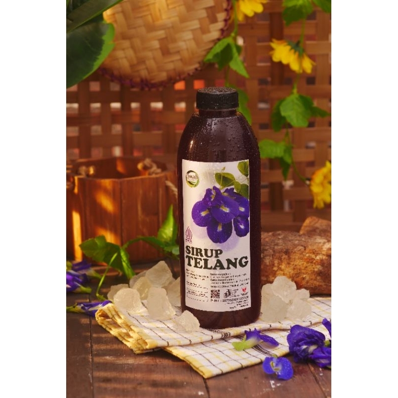 Jual SIRUP BUNGA TELANG OMAHKULINERAN Uk 1000 ml | Shopee Indonesia