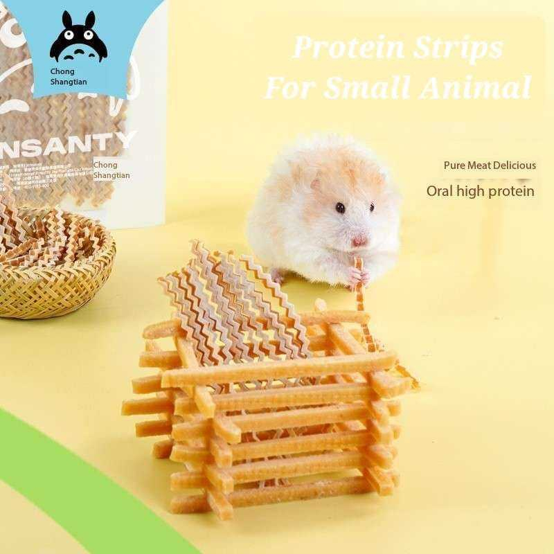 Jual MAKANAN HAMSTER PROTEIN STRIPS FISH SNACK HAMSTER PREMIUM REPACK ...
