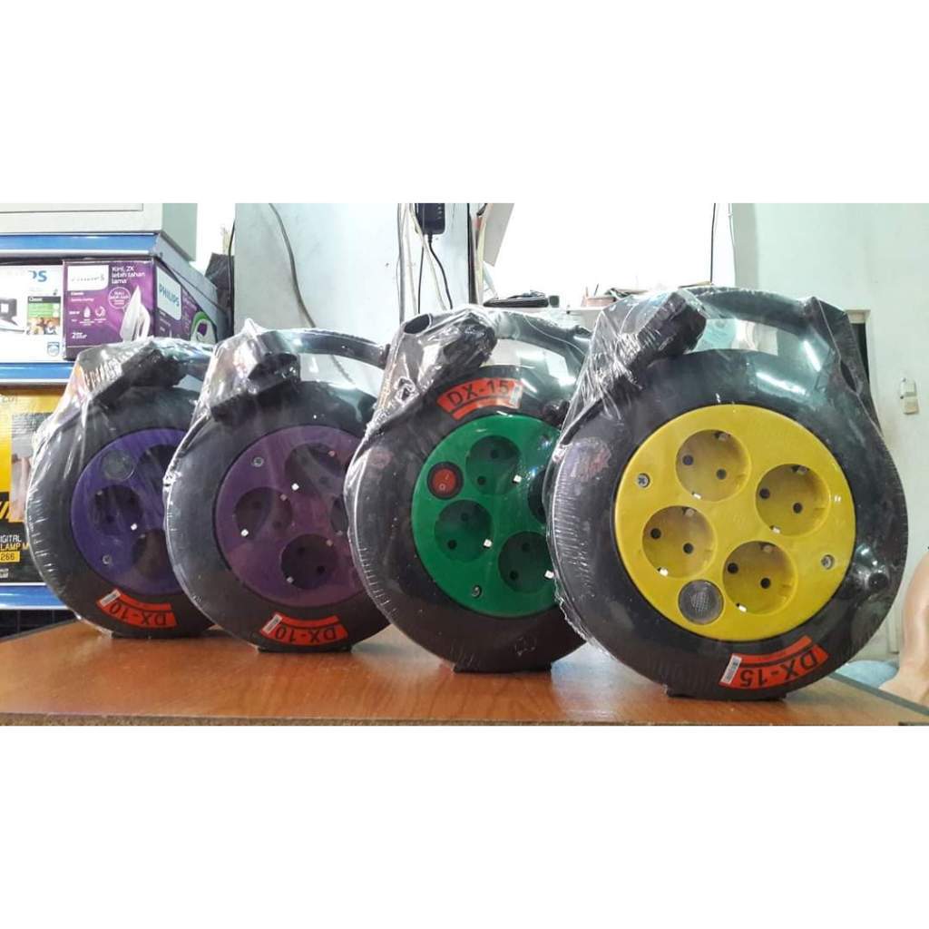 Jual Kabel Roll box 4 lubang / Cok sambung box 10M dan 15M + Switch ON ...