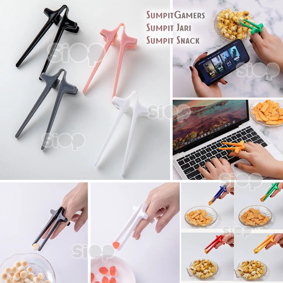 Jual V3J3 Sumpit Jari Gaming Sumpit Gamers Snack Cemilan Free Hands ...