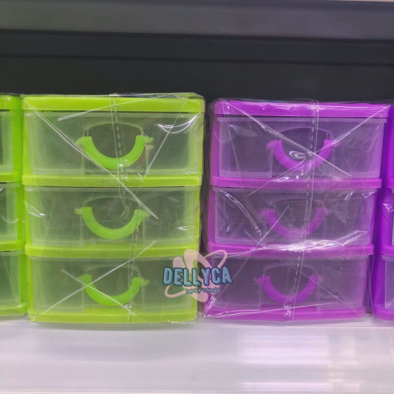 Jual [[READY STOCK]] Storage Box Laci 3 Layer Rak Laci Mini Mr DIY ...