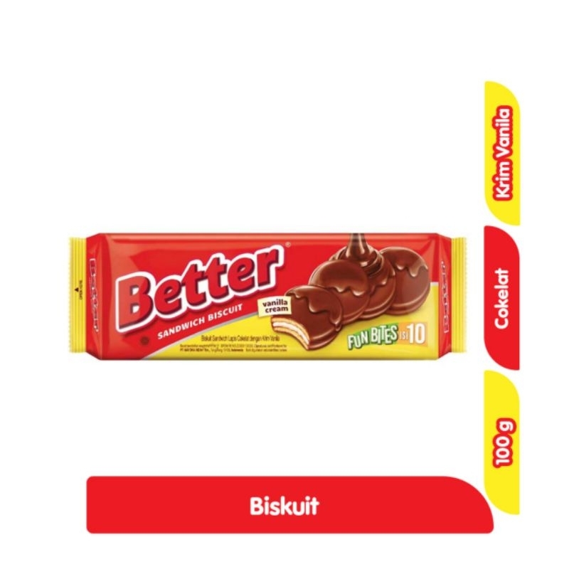 Jual BETTER FUN BITES SANDWICH BISKUIT 100G | Shopee Indonesia