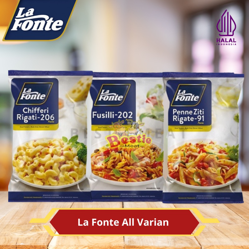 Jual La Fonte Chifferi Rigati - Fusilli - Penne Ziti Rigate ( 450 gram ...