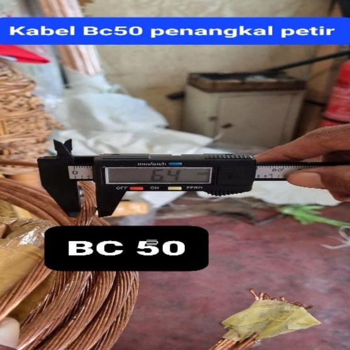 Jual KP8 Kabel Bc 5 Penangkal Petir Grounding Sistem | Shopee Indonesia