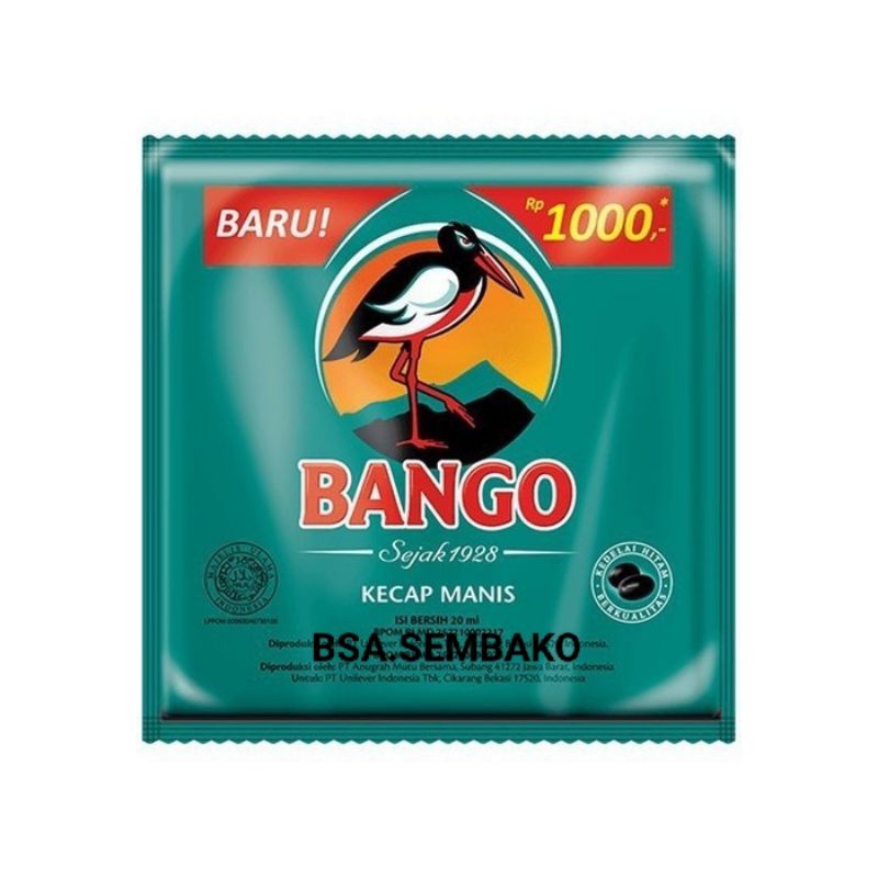 Jual Kecap Bango 1000, 1 renceng isi 12 sachet | Shopee Indonesia