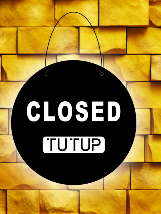 Jual Akrilik Open Close/Akrilik Open Close | Shopee Indonesia